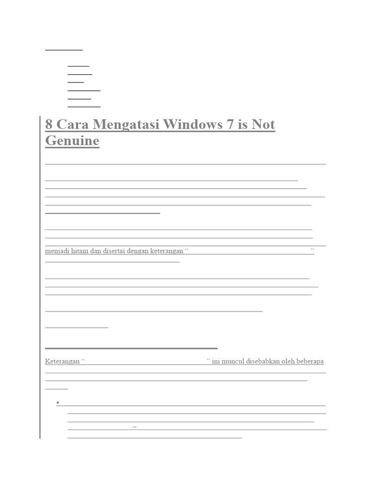 Fixing Windows Not Genuine Errors | PDF | Windows Registry | Computer ...