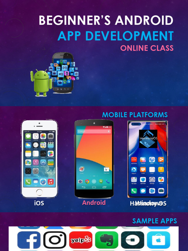 Beginner Android App Development Online Class - Slides | PDF