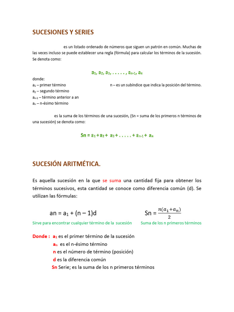 Sucesión Aritmética | PDF