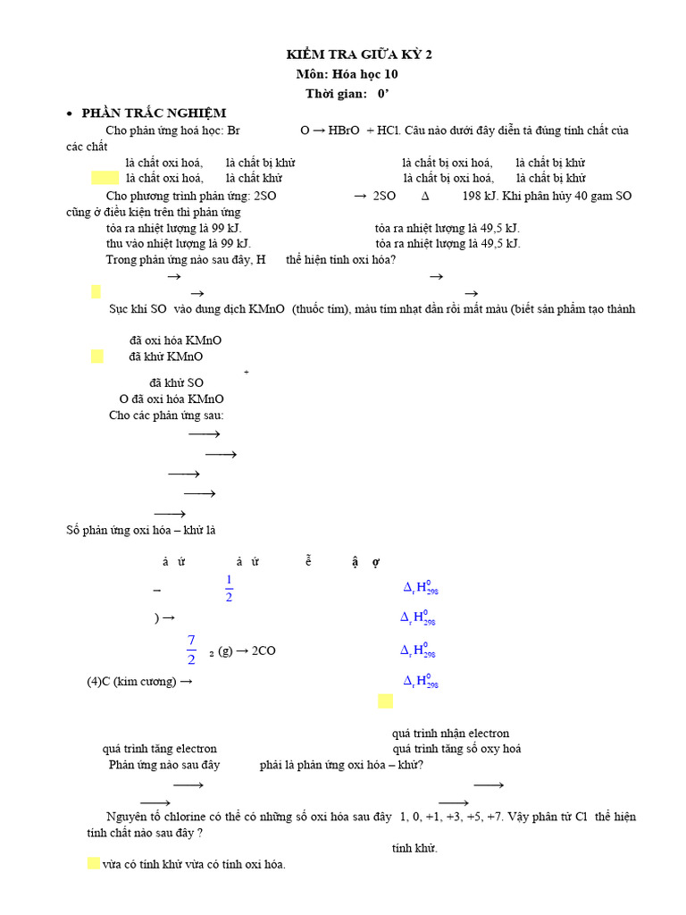 On Kiem Tra Giua Ky 2 de 2 | PDF