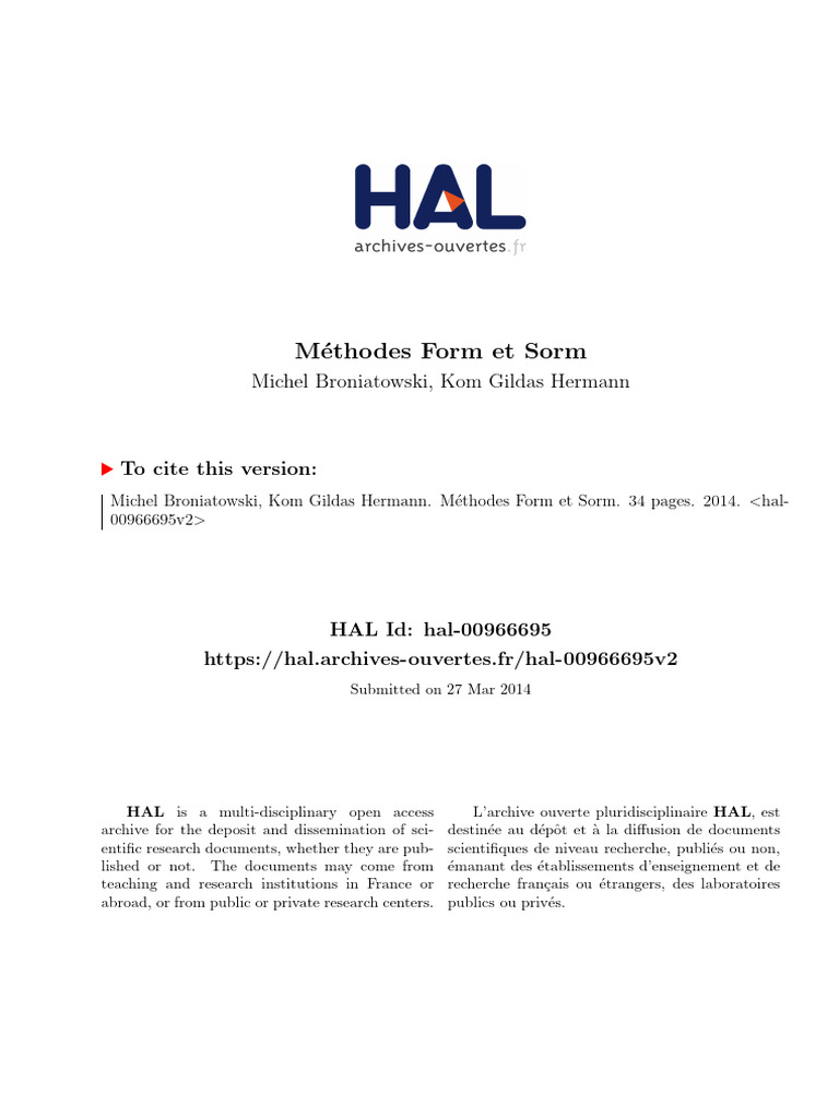Methodes Form Et Sorm | PDF