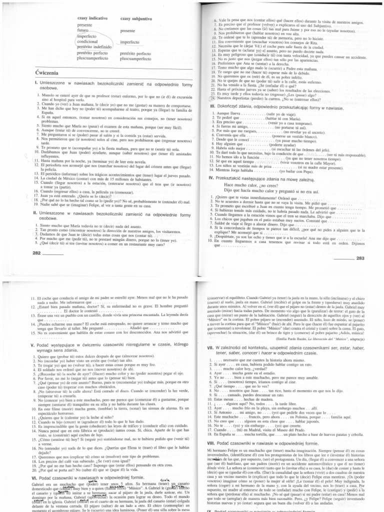 Los Tiempos Con Un Poco de Subjuntivo | PDF