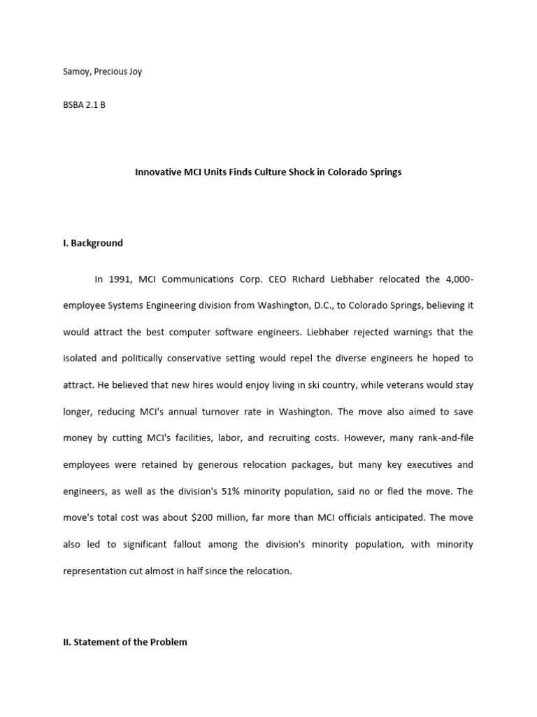 Case Study - Samoy | PDF