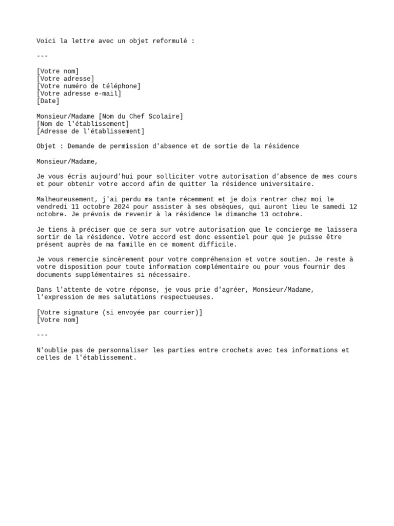 Lettre | PDF