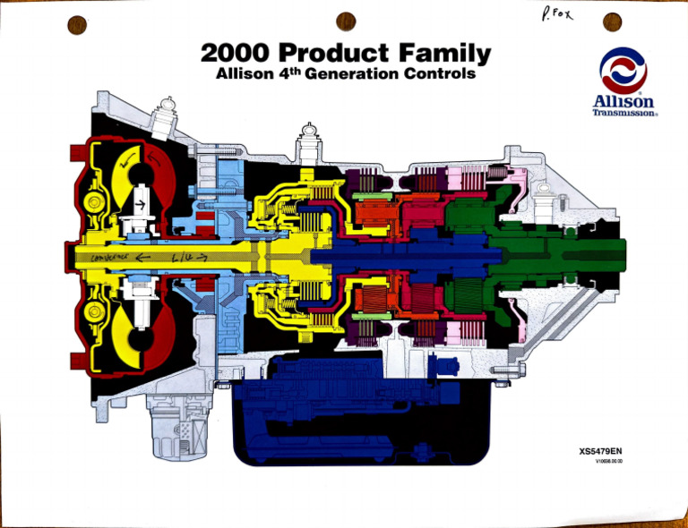 Allison XS5479EN 2k 4th Gen Drawing | PDF