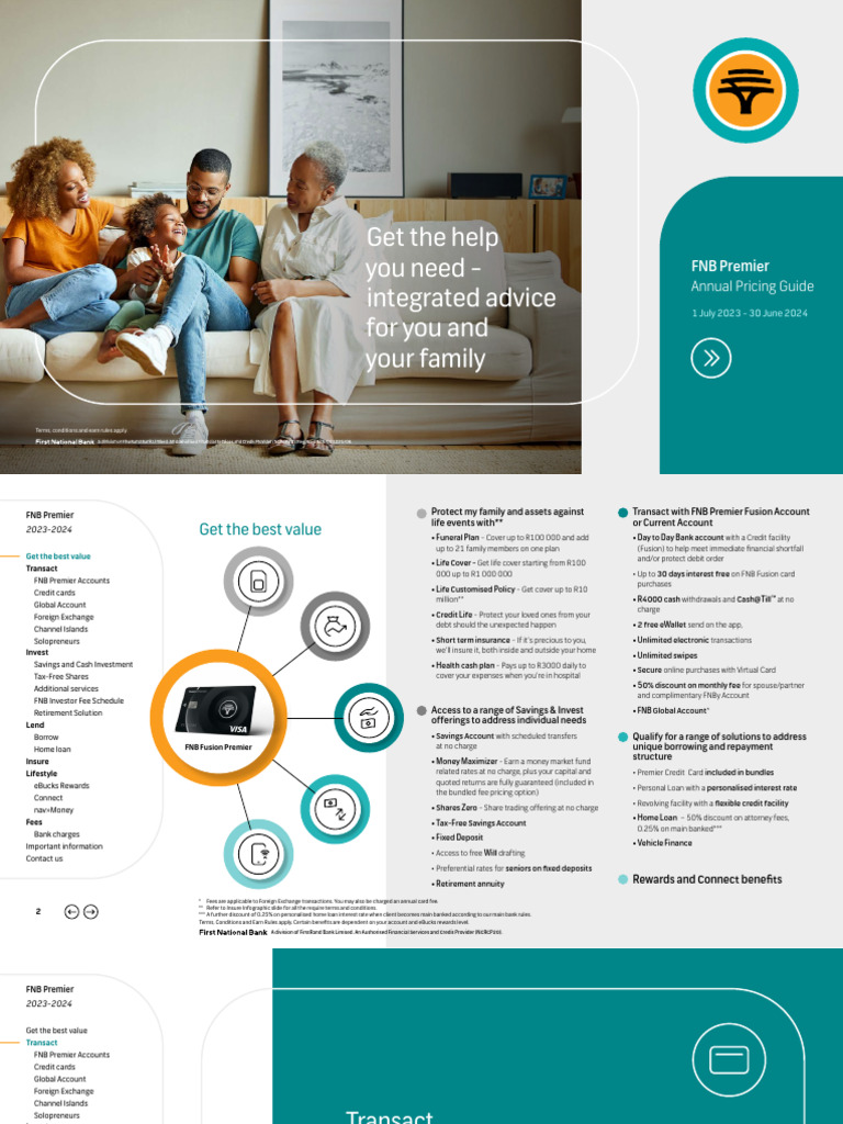FNB Premier Account | PDF
