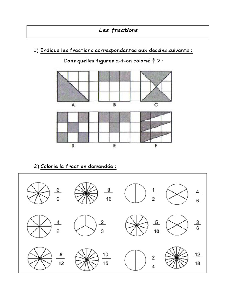 Les Fractions2 | PDF