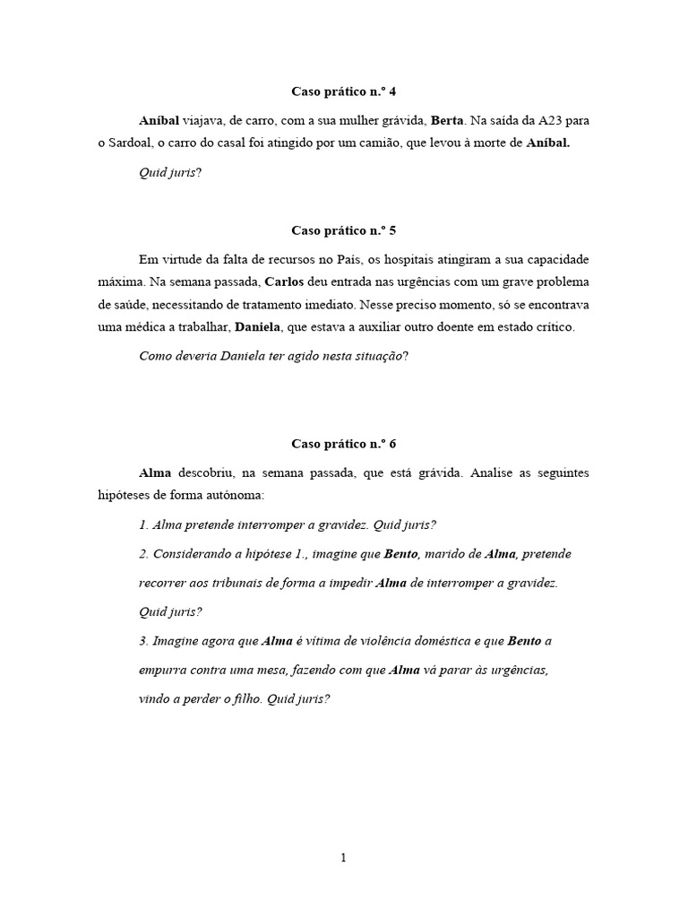 TGDC Casos Praticos | PDF