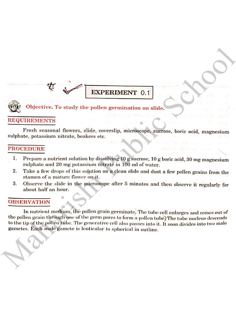 Biology Practical | PDF