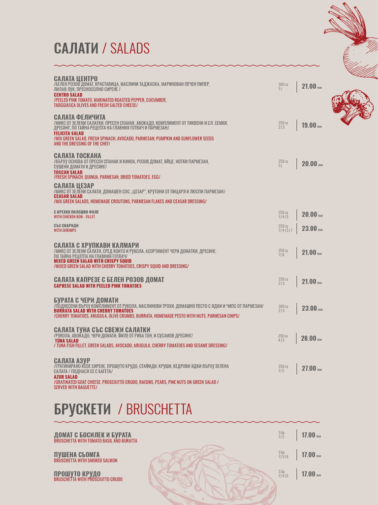 Menu | PDF