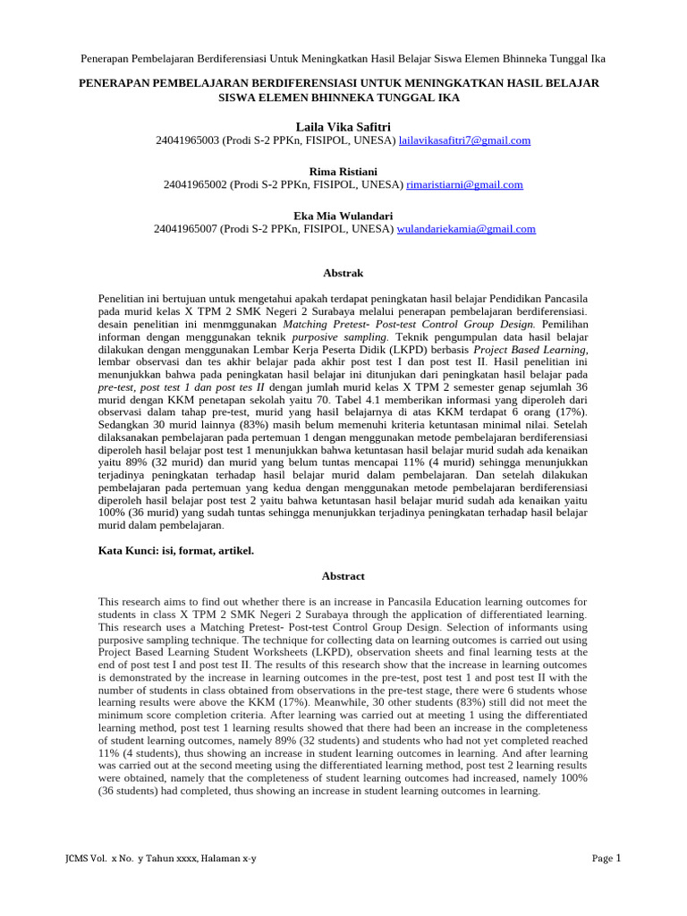 Naskah Prosiding | PDF