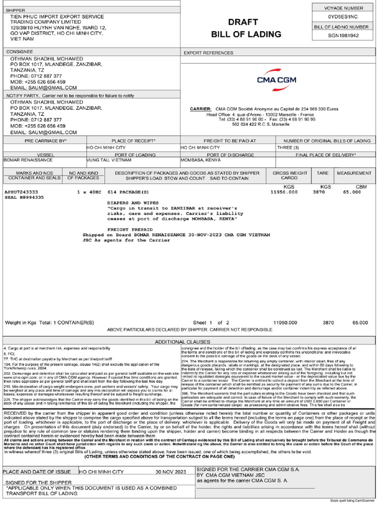 MBL SGN1981942_1 | PDF