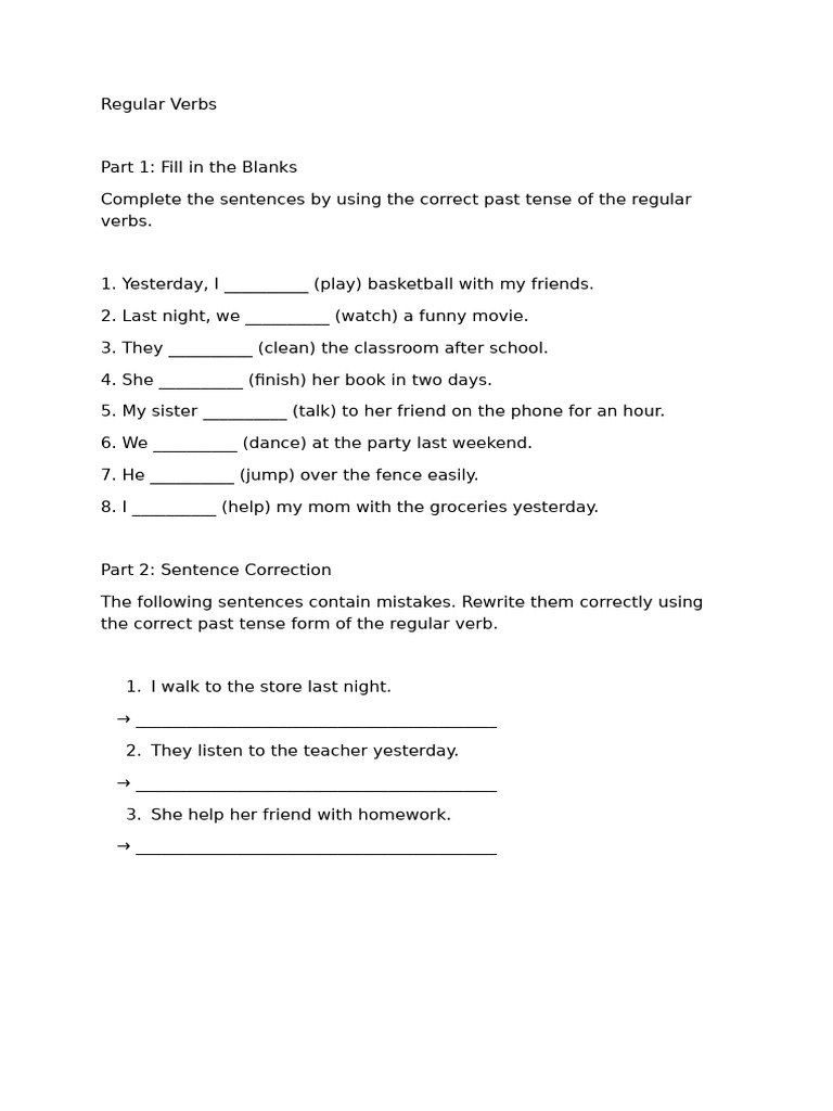 Alex Worksheet | PDF