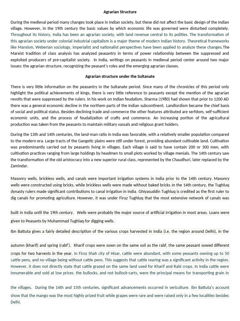 Agrarian Structure..... | PDF