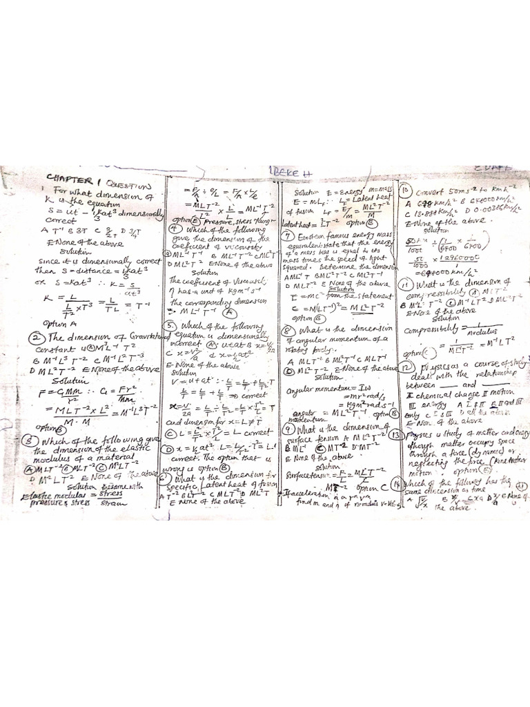 Phy111 Likely Questions, Boiling Point | PDF