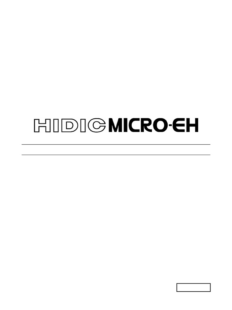 Nji-350ex Micro-Eh Manual en | PDF