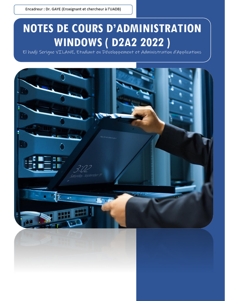 Resume Cours Admin - Windows | PDF