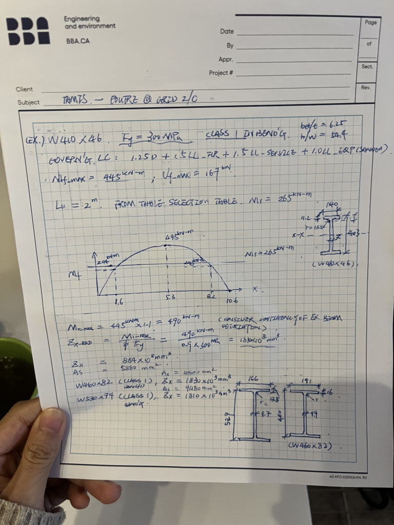 11.0 Beam Reinforcement Design - Platstic Design Calculation Example | PDF
