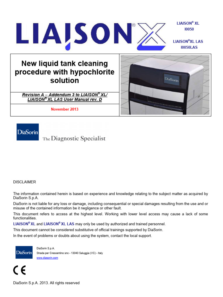 EN - Tank Cleaning Procedure With Hypochlorite - Rev.a | PDF | Bleach ...