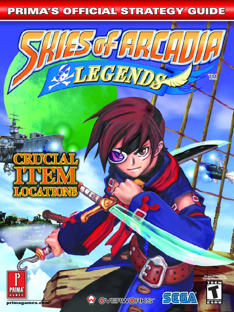 Skies of Arcadia Legends Prima Official EGuide | PDF