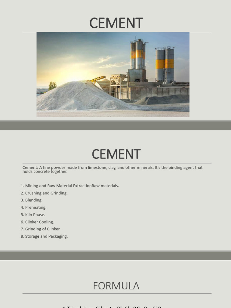 Cement, Concrete & Lime BCT - 241008 - 201154 | PDF | Cement | Home ...