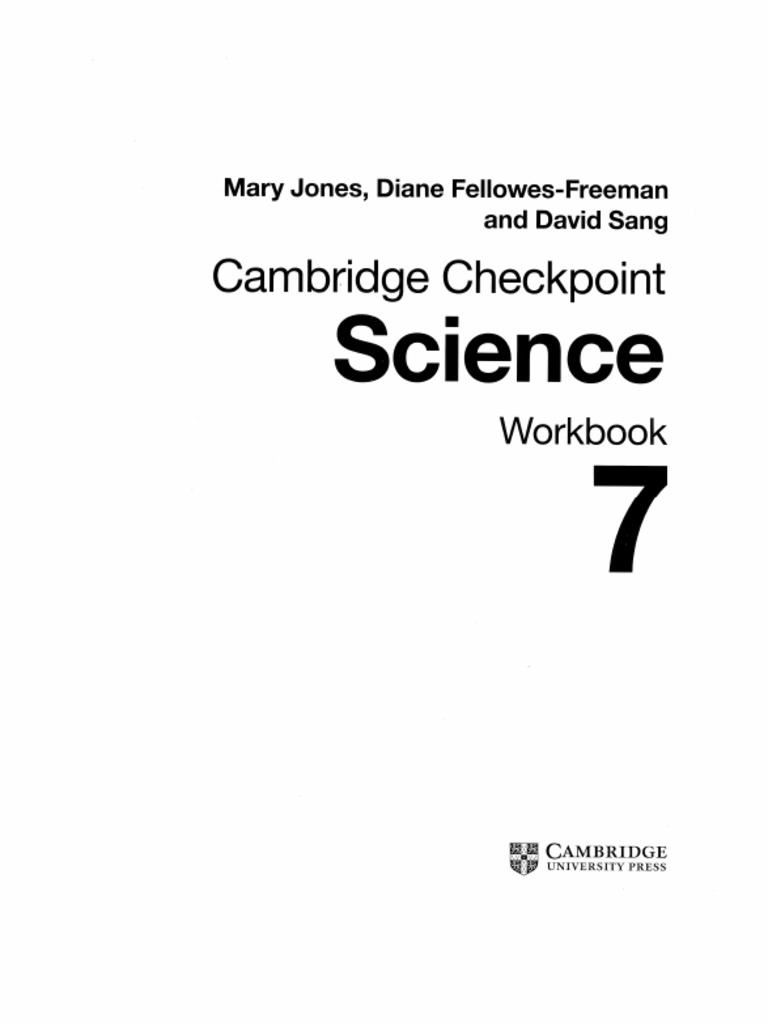 Science 7 Work Book | PDF