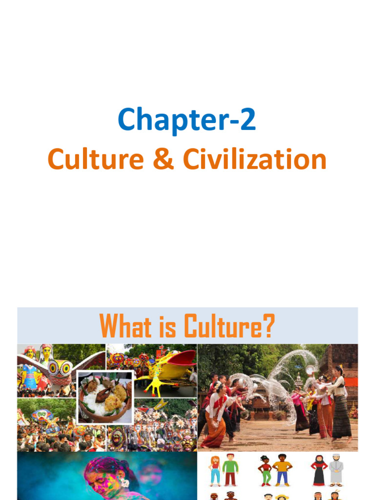 Chapter-2 - Culture & Civilization | PDF
