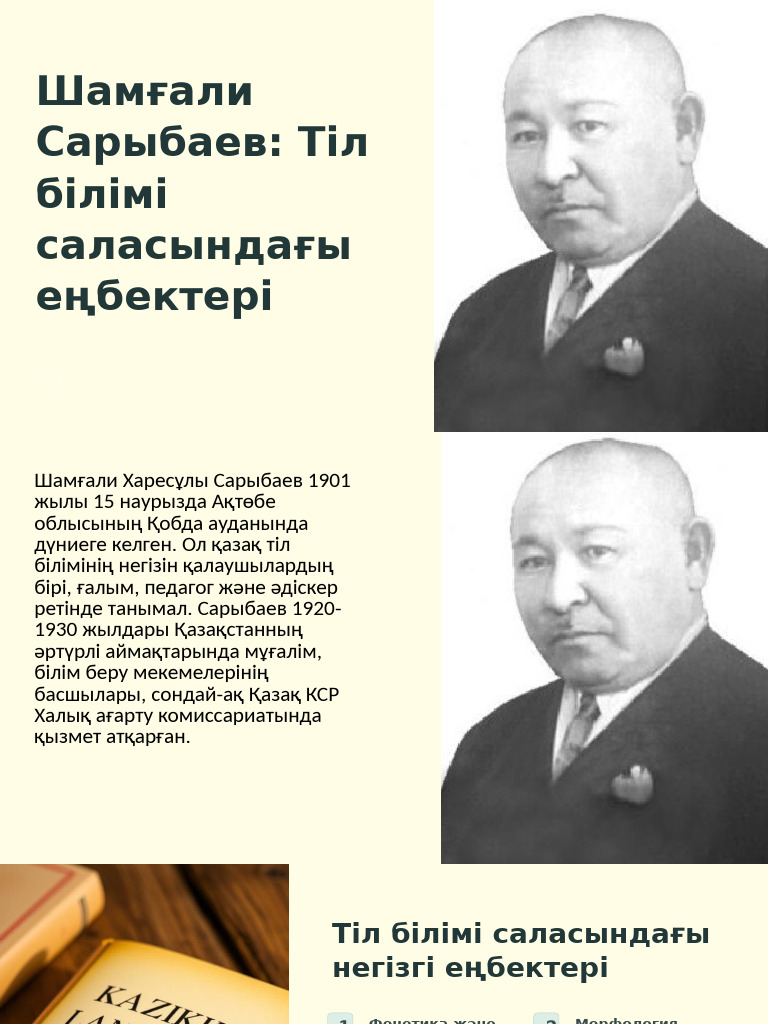 Shamghali Sarybaev Til Bilimi Salasyndaghy Engbekteri 2 | PDF