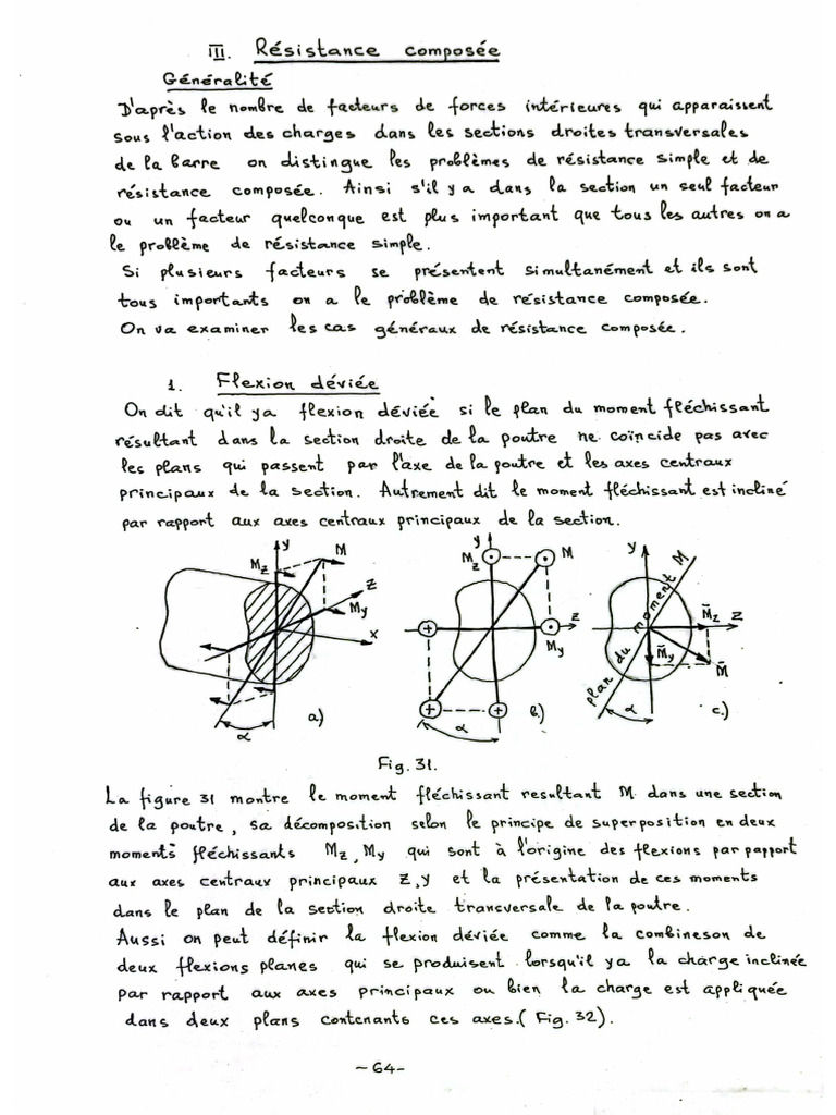 Cours - Flexion Déviée_copie | PDF