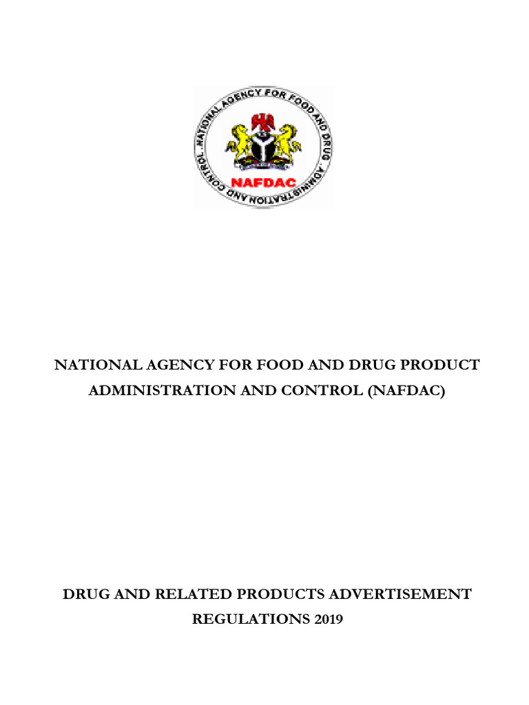 Drug and Related Product Advertisement Regulations 2019 | PDF