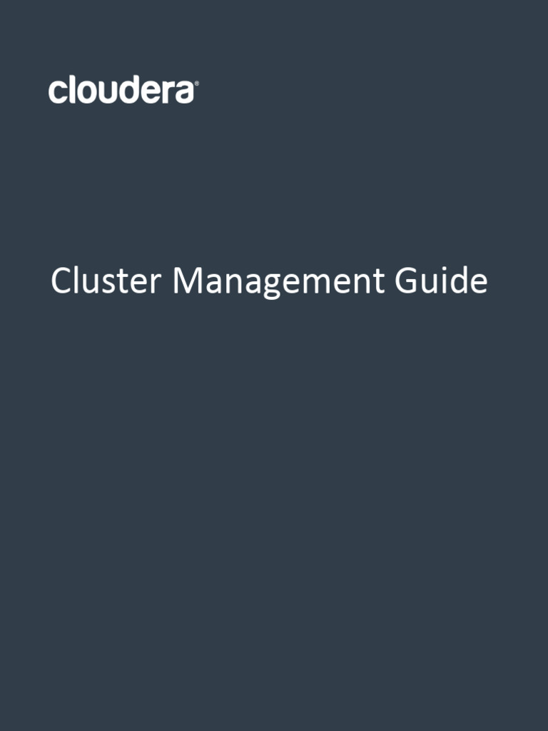 Cloudera Administration | PDF | Apache Hadoop | Business