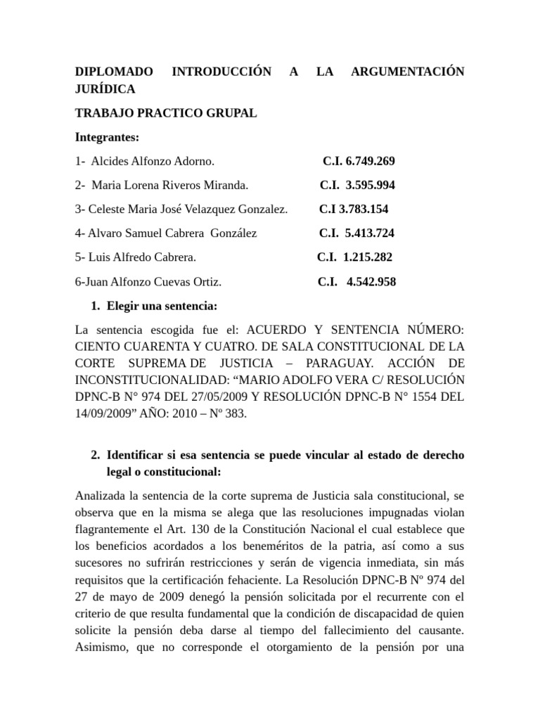 Argumentación Editado | PDF