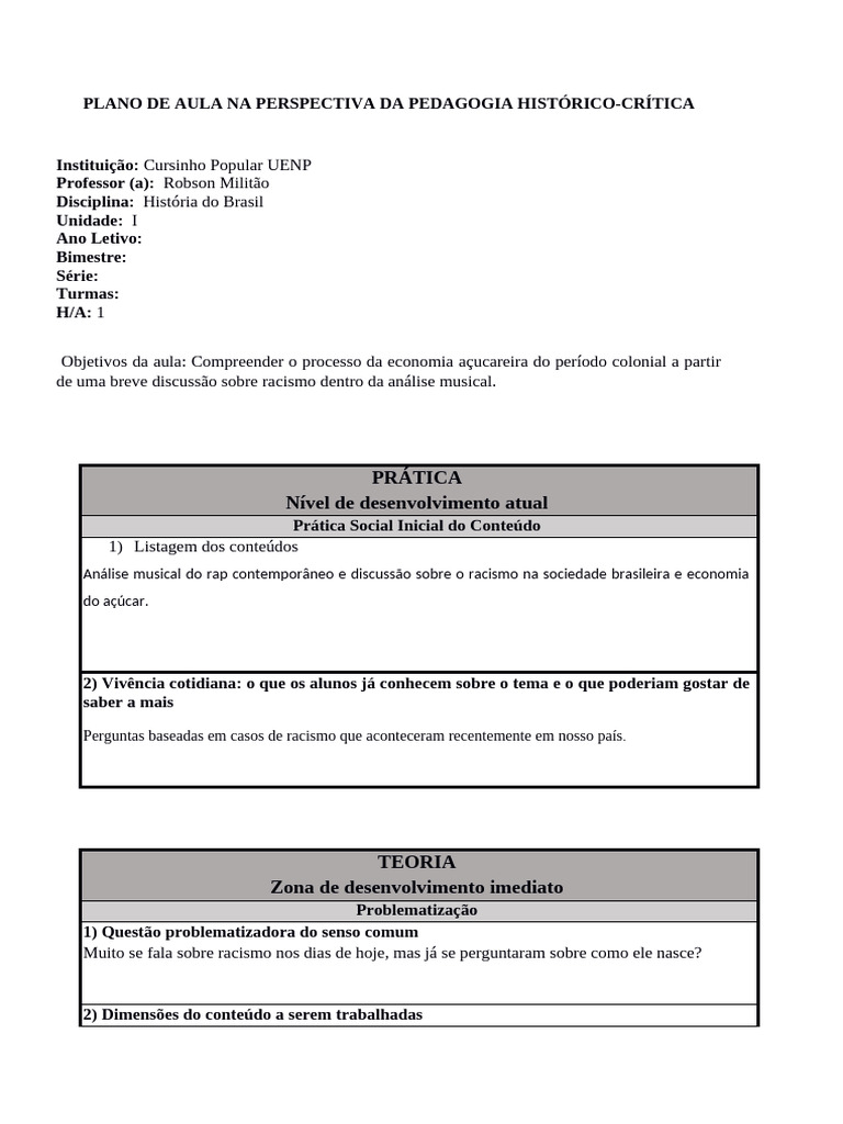 História Do Brasil Aula 2-1 PHC | PDF