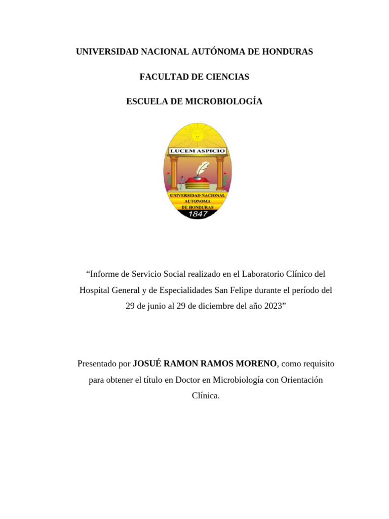 Portada Informe SS | PDF