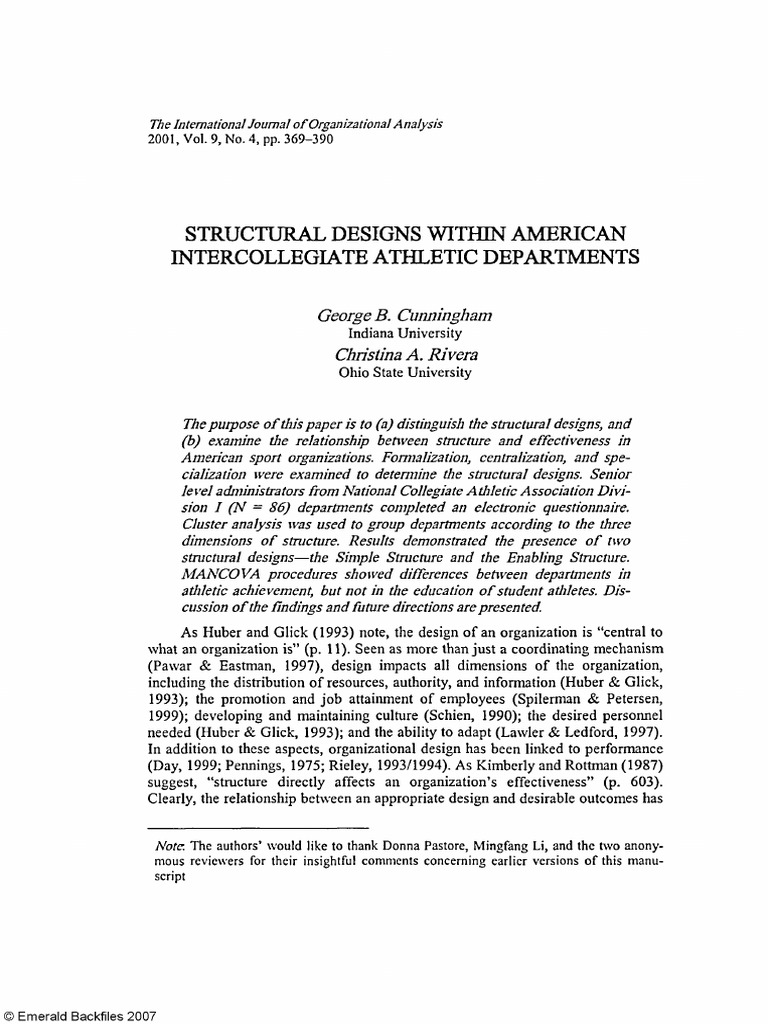 Cunningham 2001 | PDF