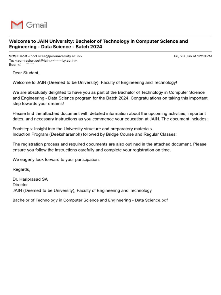 Provisional Letter | PDF