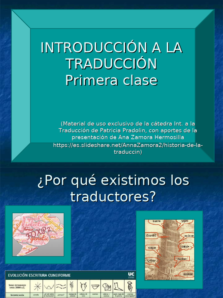 Orígenes de La Traducción | PDF | Traducciones