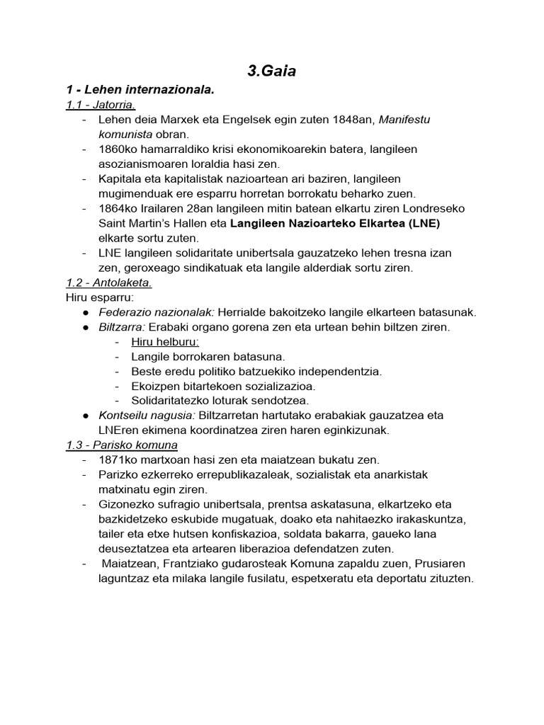 Historia - 3.gaia | PDF