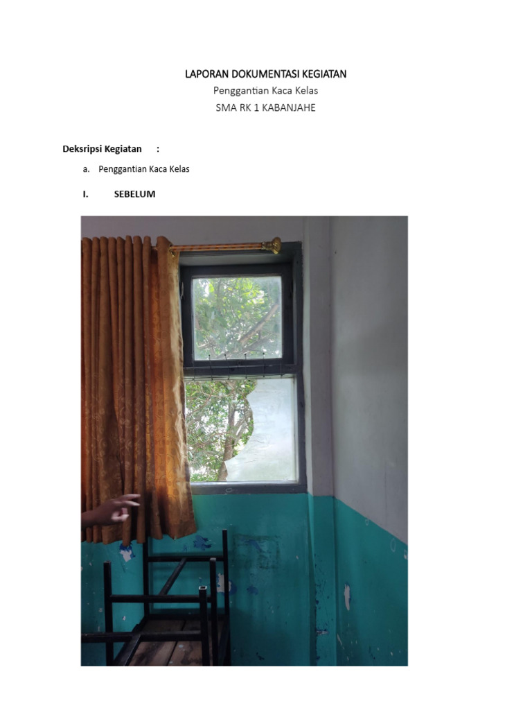 Dok Pengantian Kaca Kelas | PDF