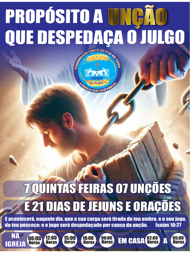 Propósito A Unção Que Despedaça o Julgo | PDF