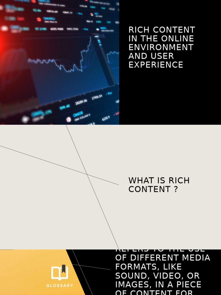 Rich Content in The Online Environment and User | PDF