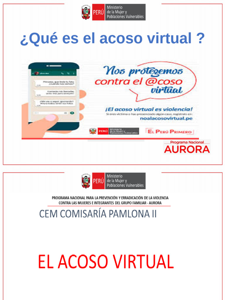 PPT Acoso Virtual | PDF