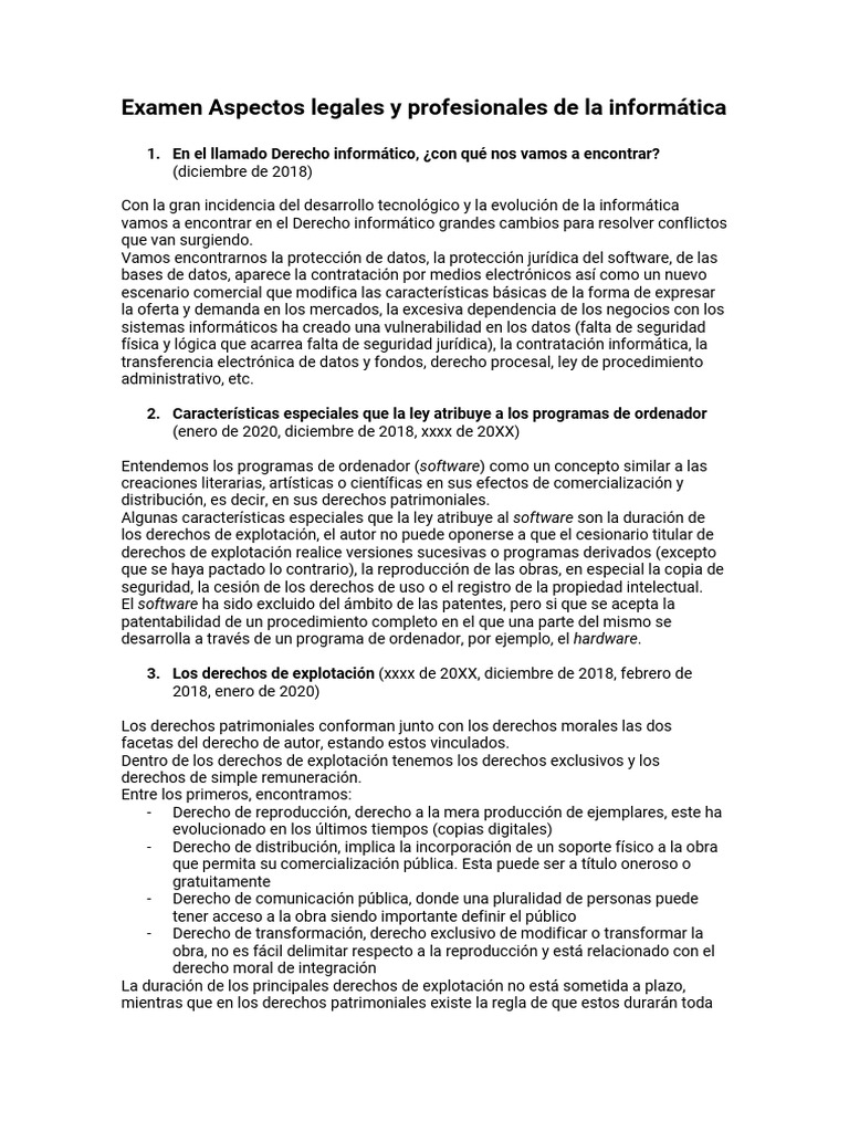 Preguntas de Examen Resueltas | PDF