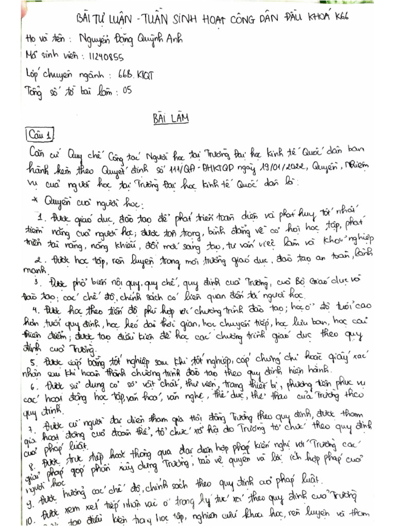 Khoi 5 - 11240855 - Nguyen Dang Quynh Anh | PDF