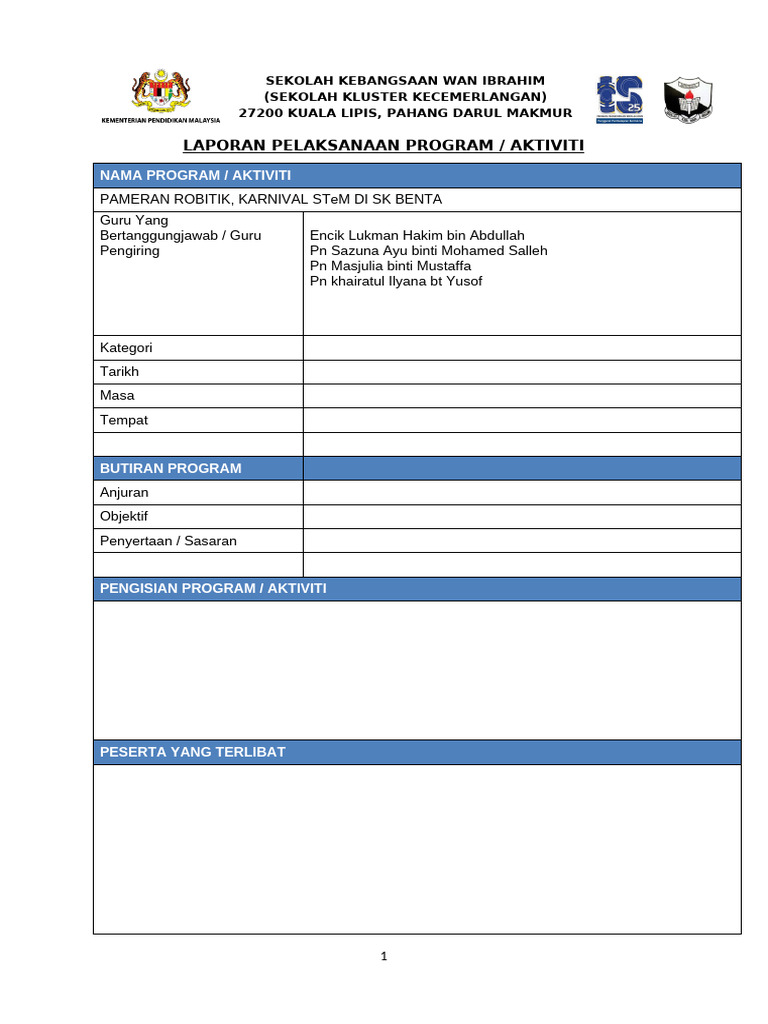 Laporan Program | PDF