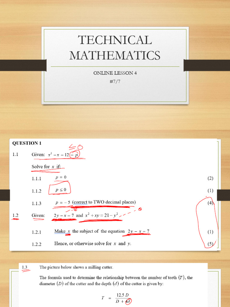 #77 TECHNICAL Mathematics 4 | PDF