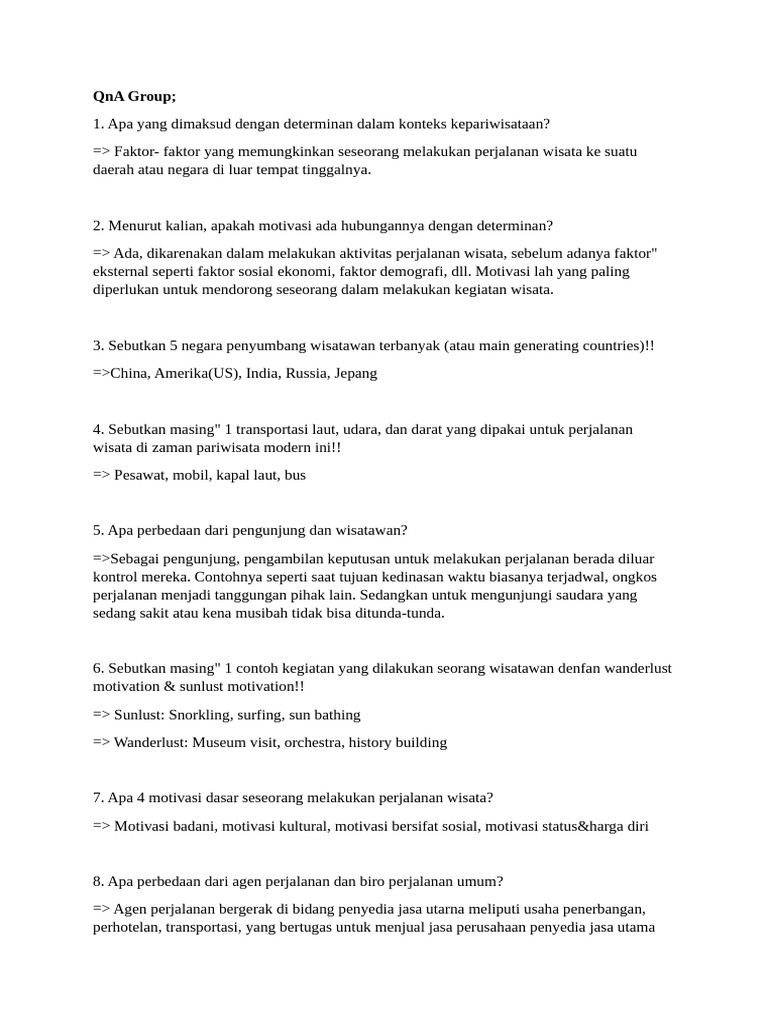 Qna Group 14 | PDF