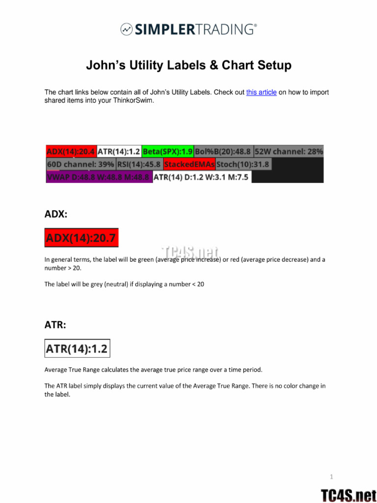 John's Utility Labels | PDF