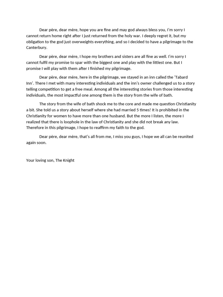 Canterbury Tale | PDF