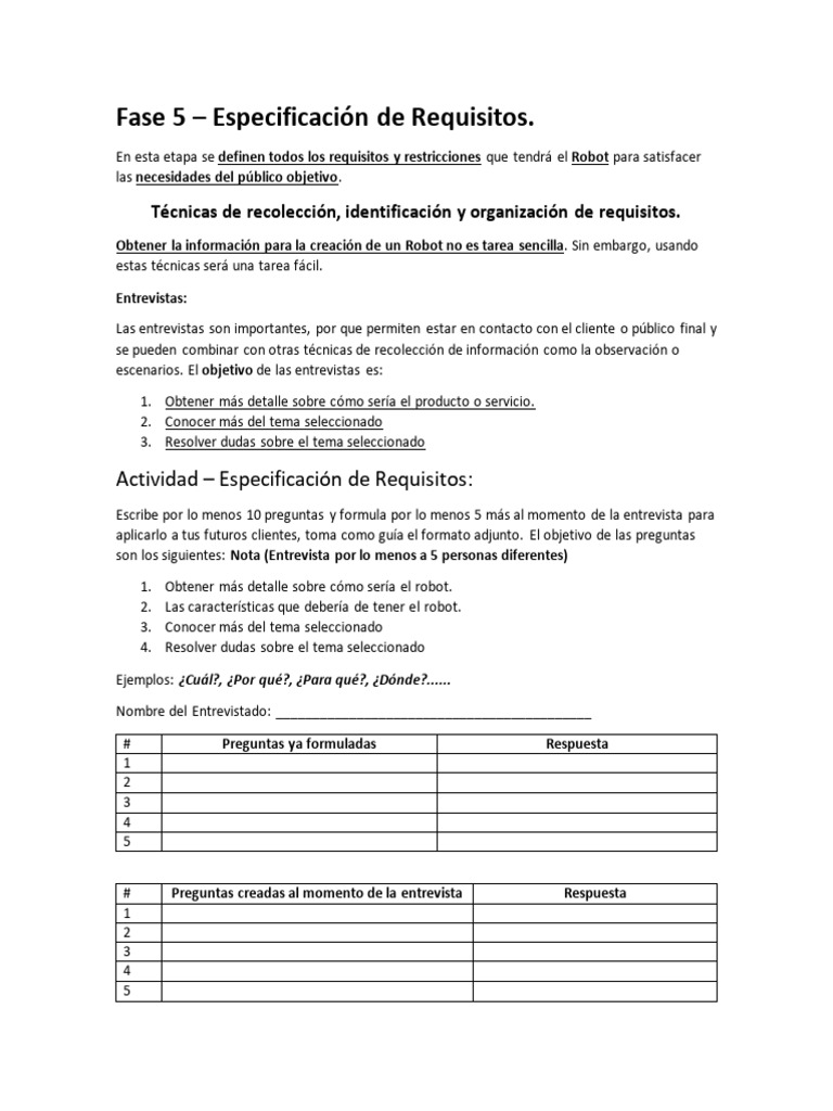 Fase5 EspecificacindeRequisitos6616ca7e99283 | PDF